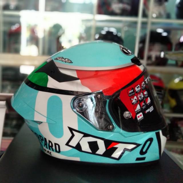 Jual HELM FULL FACE KYT TT COURSE DALLA PORTA | Shopee Indonesia
