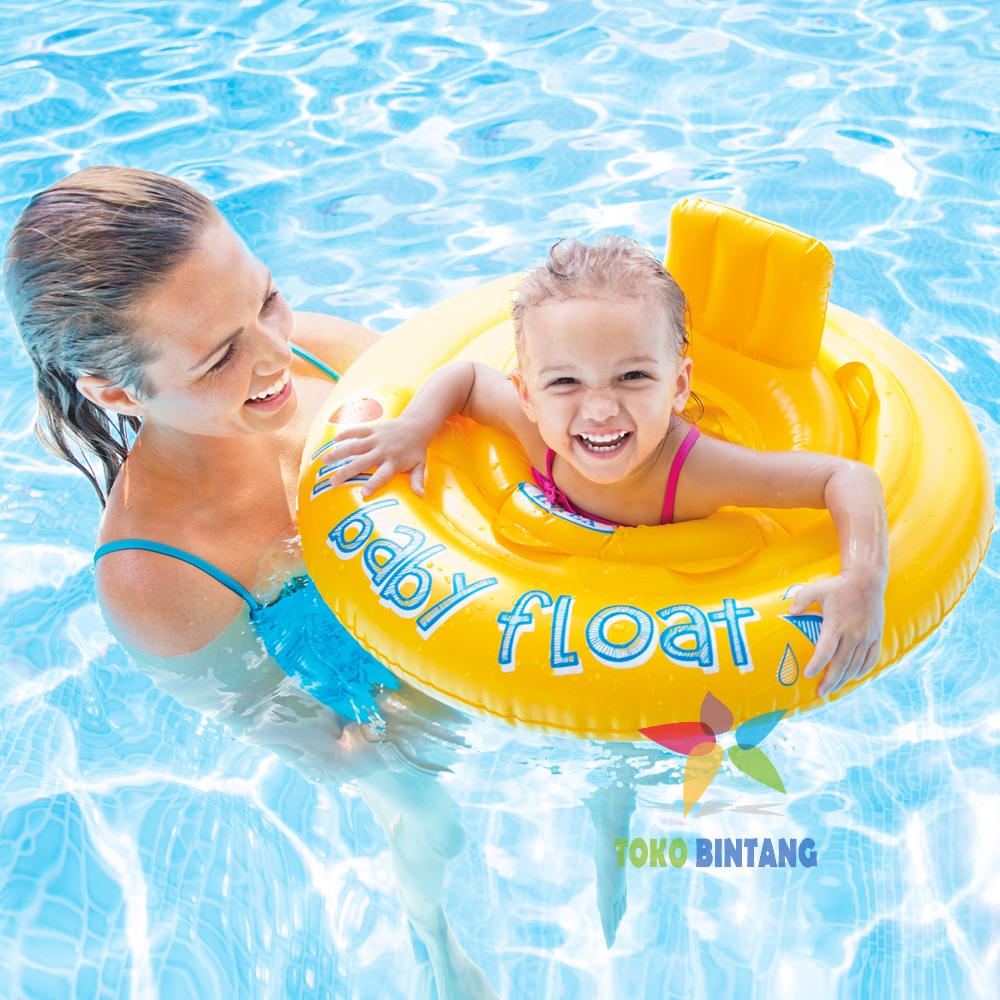 Jual INTEX My Baby Float Bayi | Ban Pelampung Renang | 6-12 bulan | 70 ...