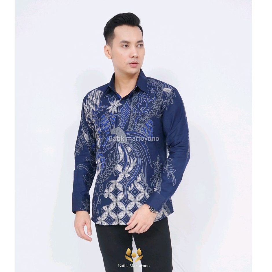 Jual kemeja batik terbaru batik pria lengan panjang premium baju batik ...