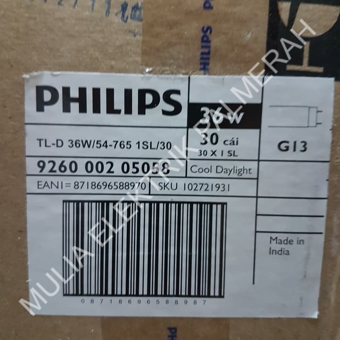 Jual LAMPU PHILIPS NEON TL-D 36W / 54 120CM TL-D 36W/54 | Shopee Indonesia