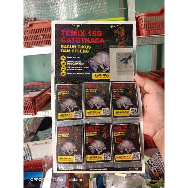 Jual RACUN TIKUS TEMIK 15G TEMIX GATOT KACA LANGSUNG MATI DI TEMPAT ...