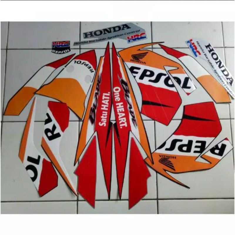Jual Sticker Striping ori honda bled repsol 2012 | Shopee Indonesia