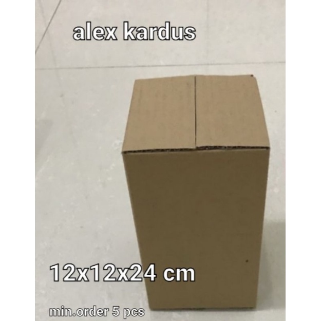 Jual Kardus / Box / 12x12x24 cm / Karton Packing Polos Baru ST | Shopee ...