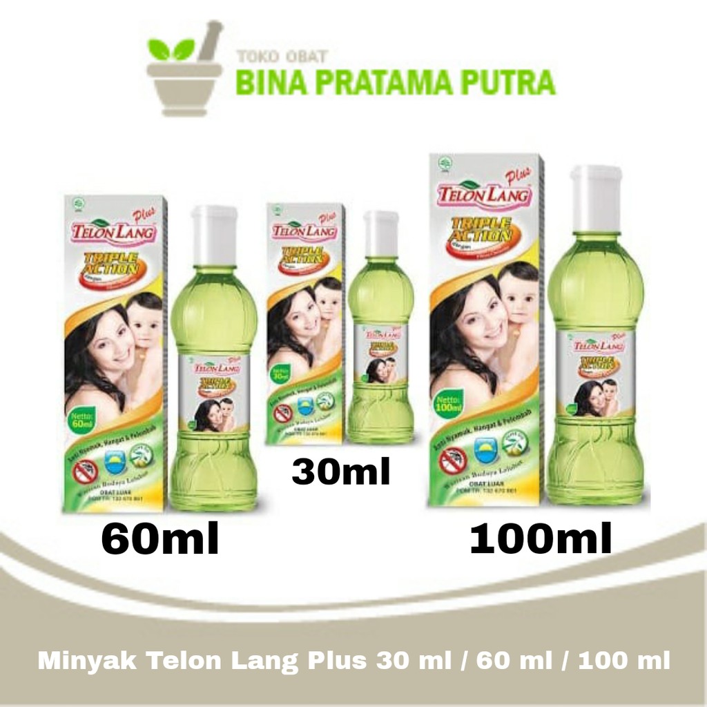 Jual Minyak Telon Lang Plus Anti Nyamuk Cap Lang 30 ml / 60 mL / 100 ml | Shopee Indonesia