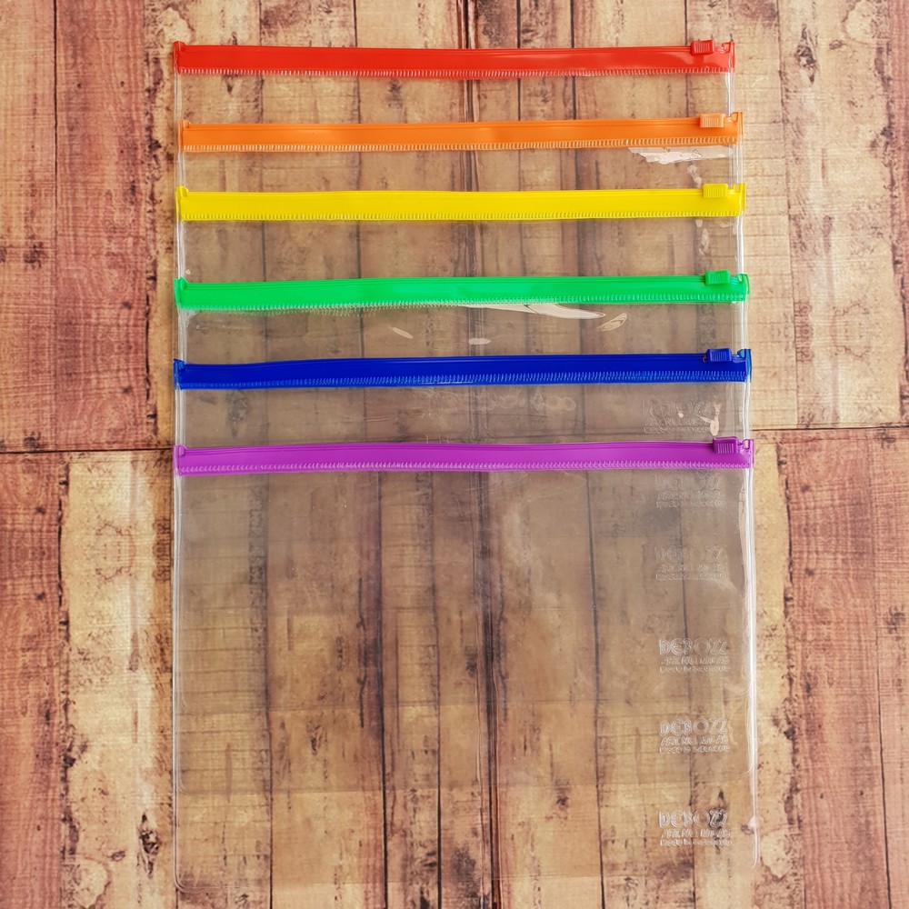 Jual Map Plastik Ziplock Tebal Merk Debozz A5 A4- Zipper Bag Tahan Air ...