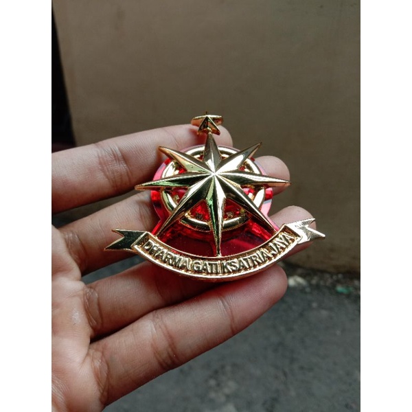 Jual brevet pin emblem baret bekang dasar mika akrilik mirror | Shopee ...
