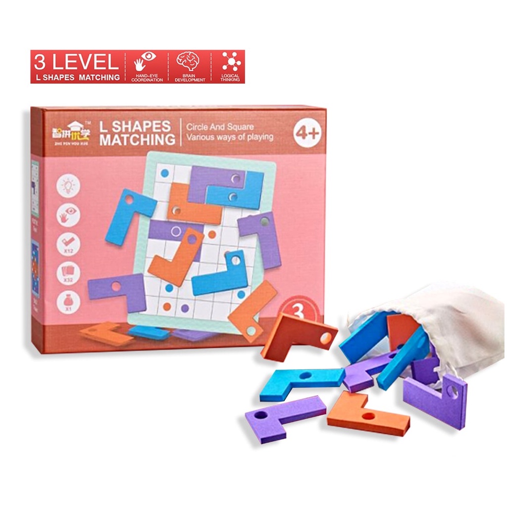 Jual L Shape Matching Games - Game edukasi anak | Shopee Indonesia