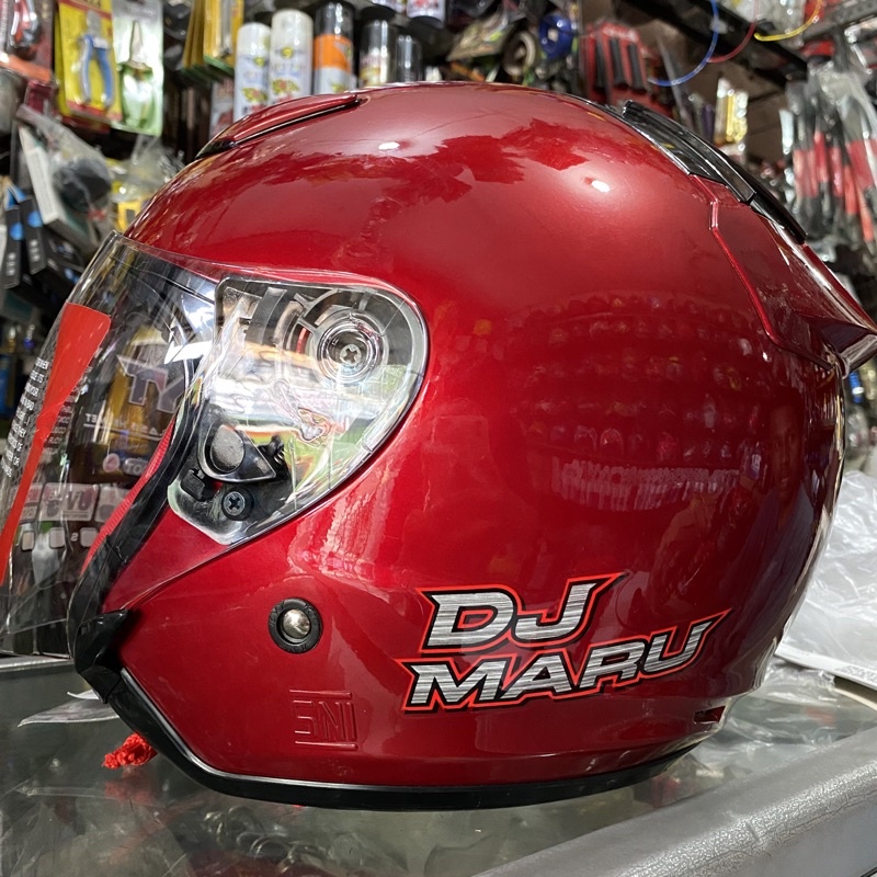 Jual HELM KYT DJ MARU ORIGINAL 100% POLOS HALF FACE DJ MARU- GIRO JAYA | Shopee Indonesia