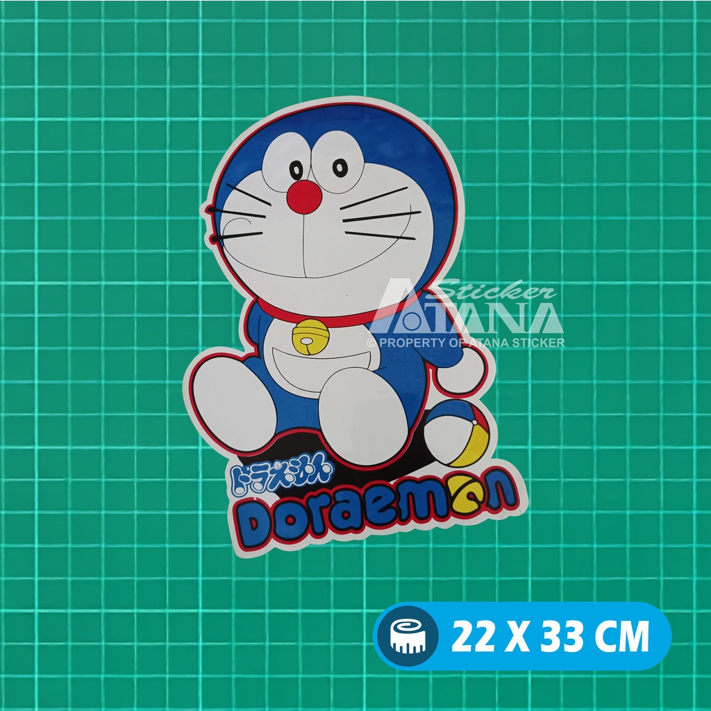 Jual Stiker Printing Doraemon Sticker Sablon Jumbo Besar Vinyl Graftac ...