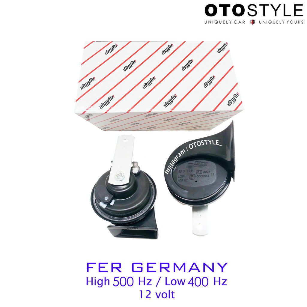 Jual Klakson mobil Horn FER , Original Germany | Shopee Indonesia