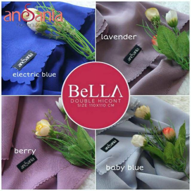 Jual Jilbab Bella Sonic Combo Original by Ansania Laser Cut | Shopee ...