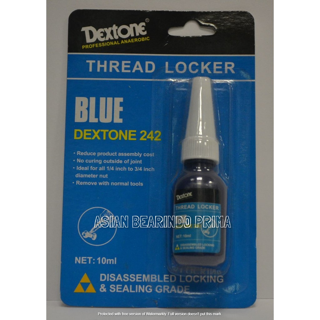 Jual DEXTONE THREAD LOCKER BLUE 242 (MIN 12 PCS) | Shopee Indonesia