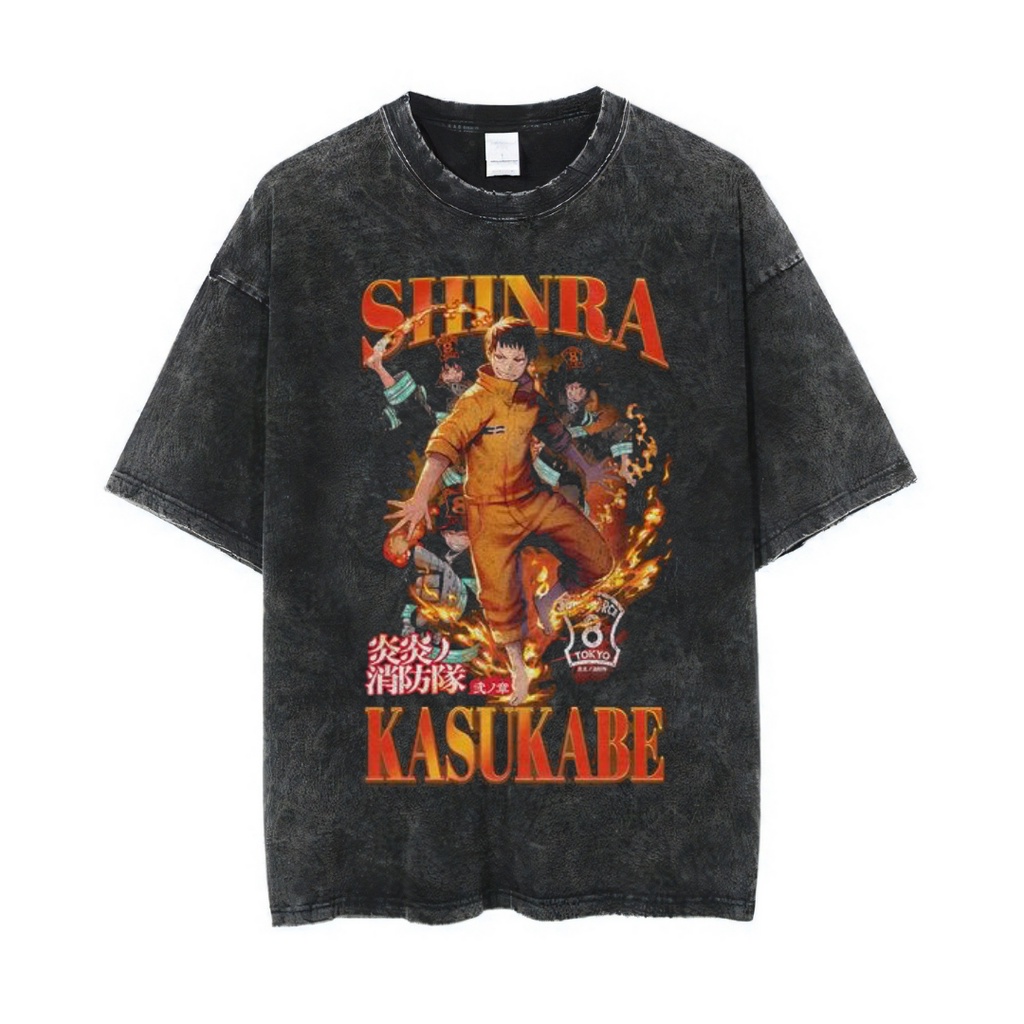 Jual Psycho Crucify "Shinra Kasukabe" Oversized T-Shirt | Kaos Anime ...