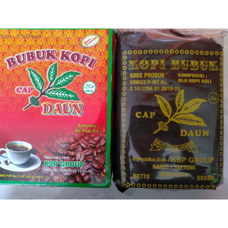 Jual Kopi Bubuk Cap Daun Asli Barus | Shopee Indonesia
