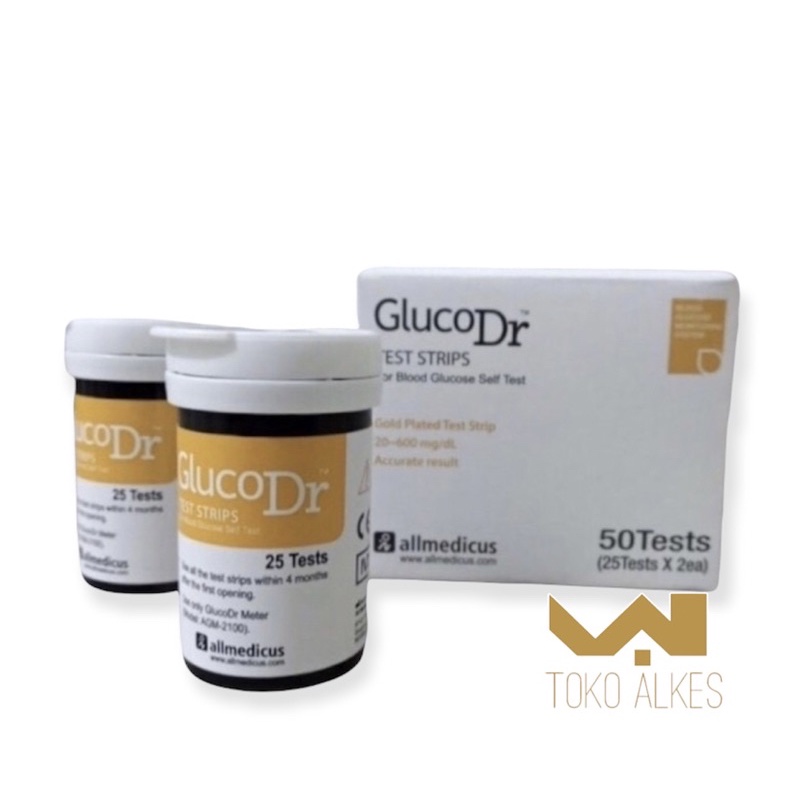 Jual GLUCO DR STRIP / STRIP GLUCO DR / STRIP GLUCO DR | Shopee Indonesia