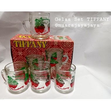 Jual Gelas Set Tifany I Gelas Set (1 pack @ 6 pcs) I Gelas Teh Hangat ...