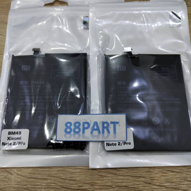 Jual BATERAI XIAOMI NOTE 2 PRO BATERAI BM48 ORI 100% NEW | Shopee Indonesia