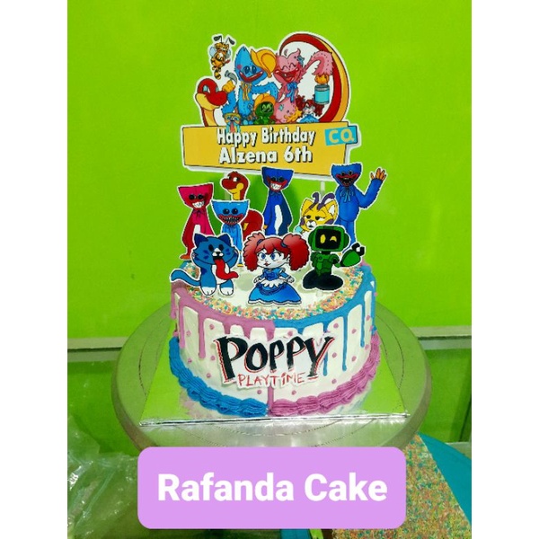 Jual topper kue ulang tahun poppy playtime | Shopee Indonesia