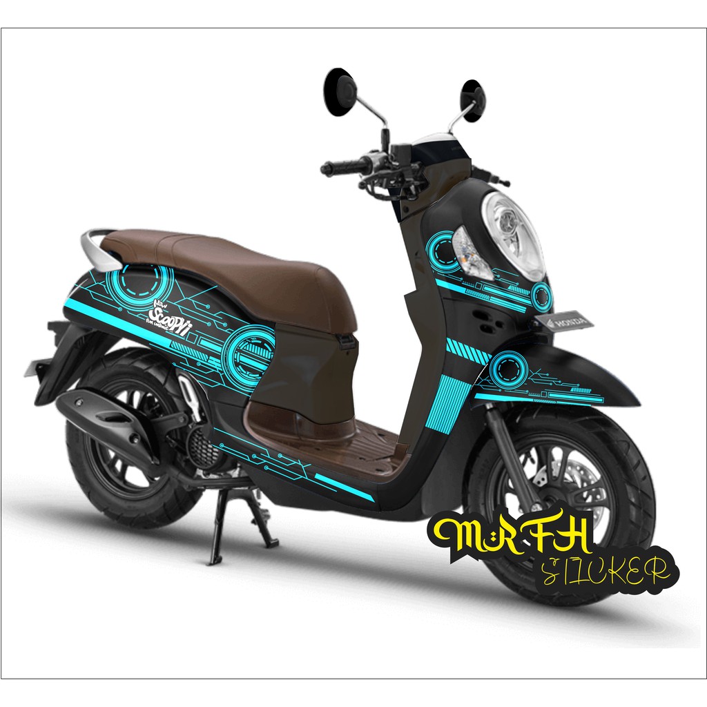 Jual Decal scoopy full body Full Blok Decal Scopy Dekal New Fi 2017 ...