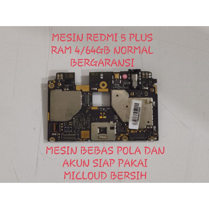Jual mesin redmi 5 plus 4/64gb normal mesin redmi 5 plus normal mesin ...