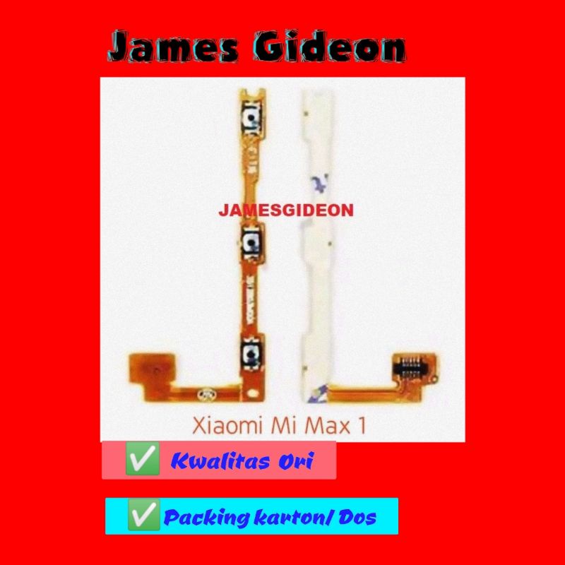 Jual Fleksibel TOMBOL POWER ON OFF VOLUME XIAOMI MI MAX 1 MIMAX 1 | Shopee Indonesia
