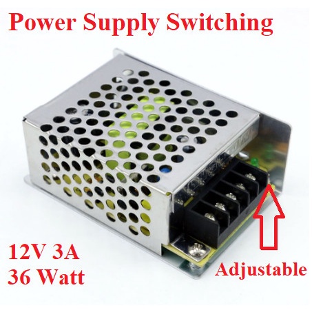 Jual Power supply switching JARING adaptor 12V 3A LED Strip CCTV 12V DC 3A | Shopee Indonesia