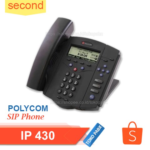 Jual Polycom SoundPoint IP 430 Second | Shopee Indonesia