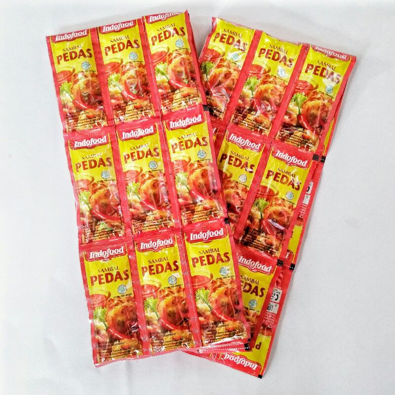 Jual [PR] Saos Sambal Pedas Sachet 9gr 9 Gram Indofood Renceng Murah ...