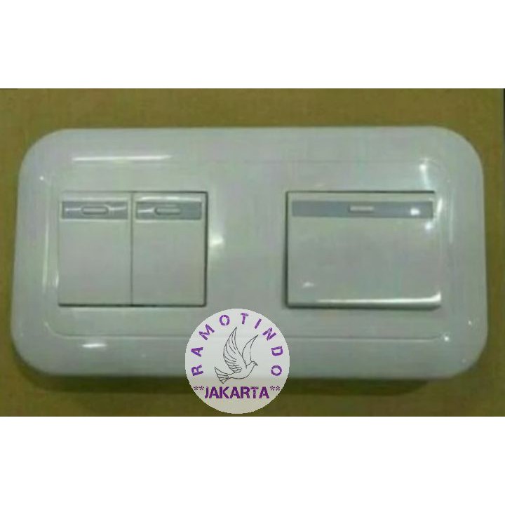 Jual Saklar Broco Saklar Triple 2 X Wej5531 | Shopee Indonesia