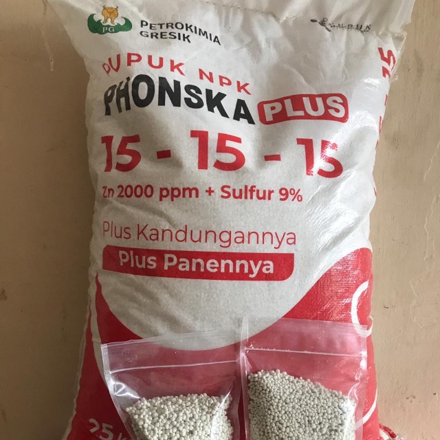 Jual NPK PHONSKA PLUS 15-15-15 Repack 1kg | Shopee Indonesia