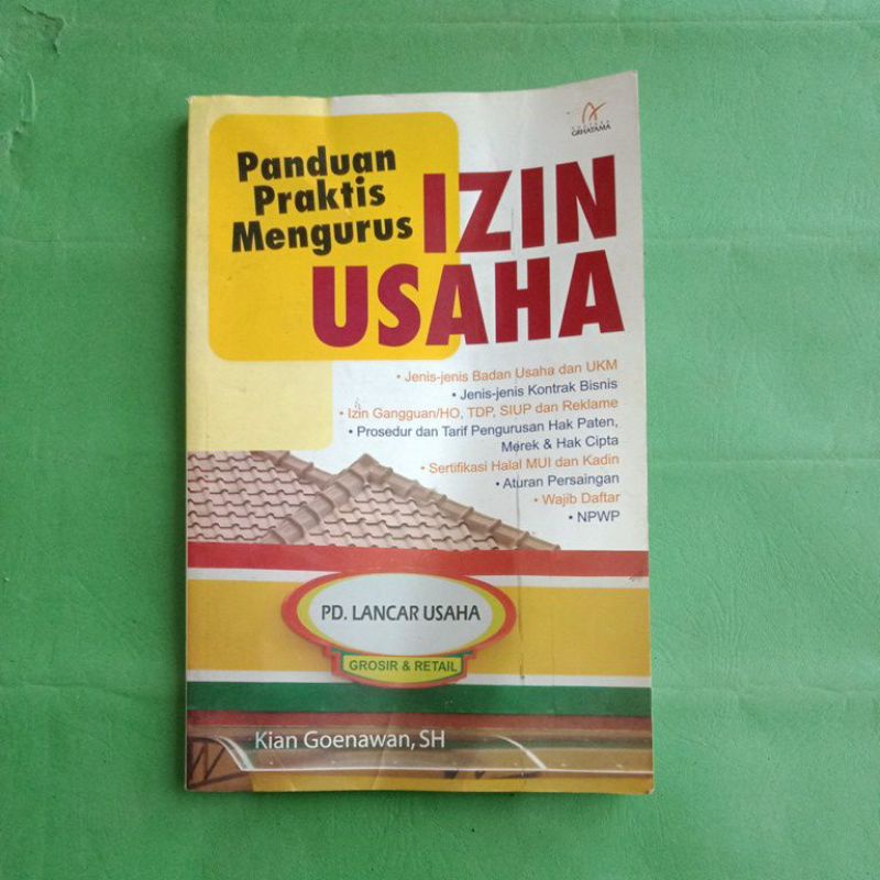 Jual PANDUAN PRAKTIS MENGURUS IZIN USAHA (ORIGINAL) | Shopee Indonesia