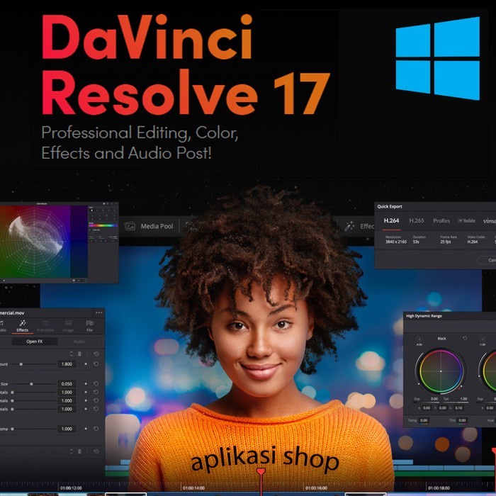 Jual Davinci Resolve 17 - Full Version Windows 64 Bit | Shopee Indonesia