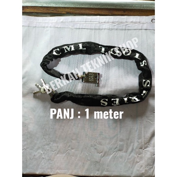 Jual GEMBOK RANTAI BAJA SUPER AMAN RANTE BAJA gerendel pintu gerbang ...