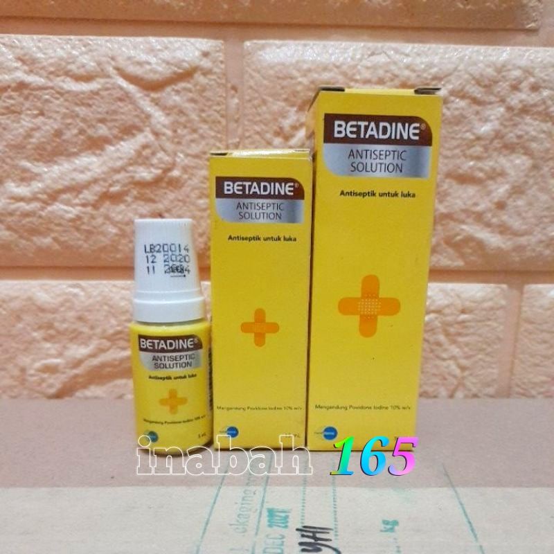 Jual Betadine antiseptic solution 5ml,15ml,30ml,60ml | Shopee Indonesia