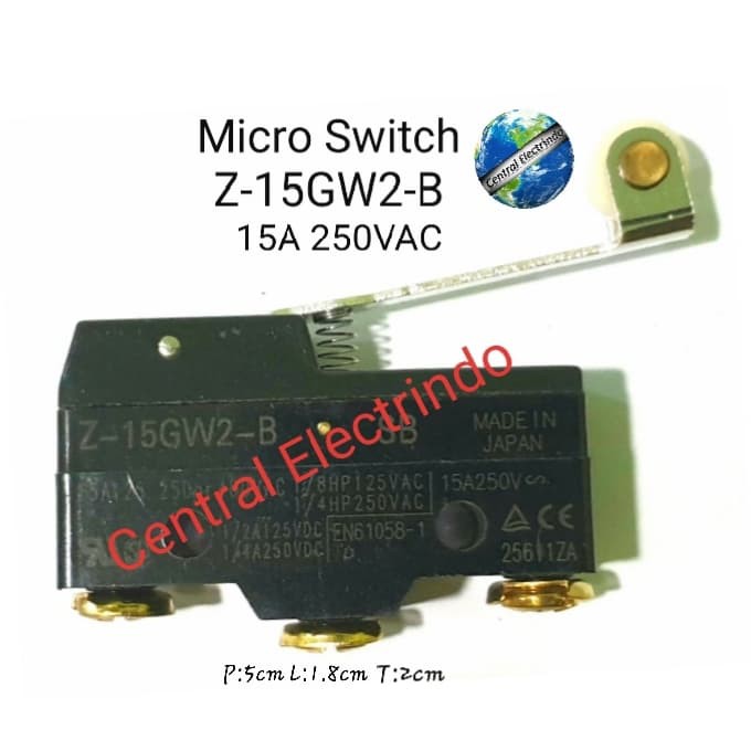 Jual Limit Switch / Micro Switch Omron Z-15GW2-B | Shopee Indonesia