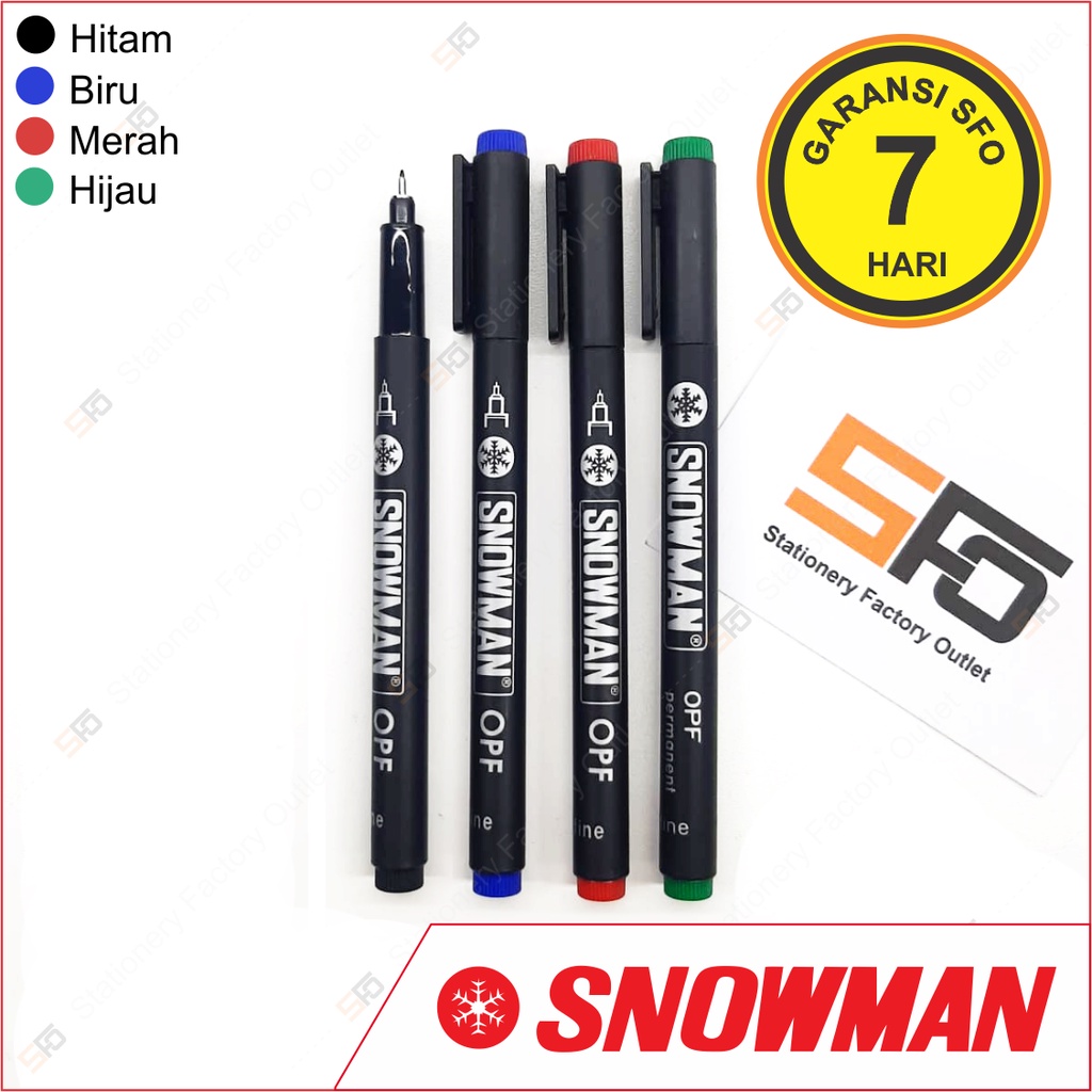 Jual Spidol OPF Snowman - SFO Semarang Official | Shopee Indonesia