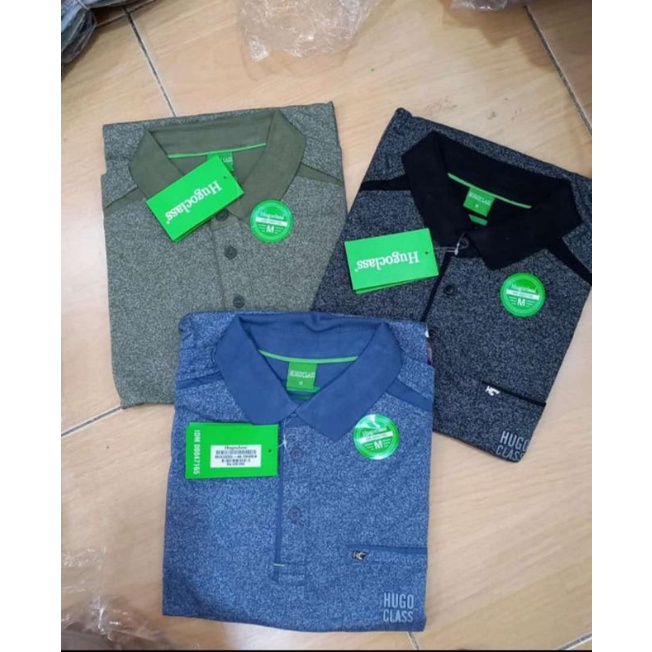 Jual Atasan Baju Kaos Kerah Lengan Pendek T-Shirt Fashion Pria Motif ...