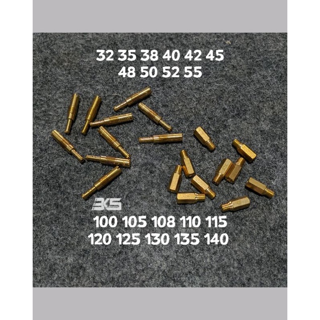 Jual spuyer pilot jet main jet pwk karburator | Shopee Indonesia