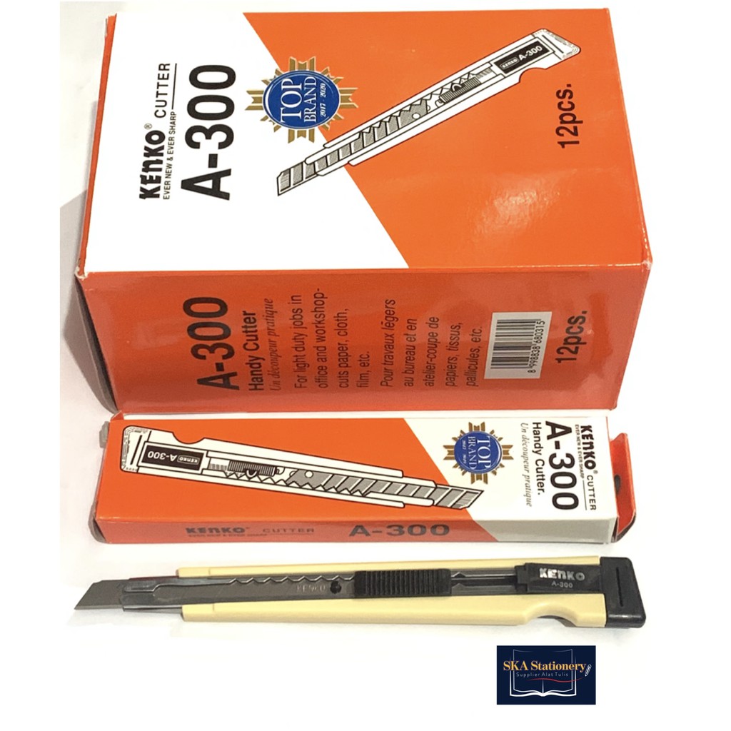 Jual Cutter/Pemotong Kertas/Pisau Cutter Kecil Kenko A 300 ORI (Pcs ...
