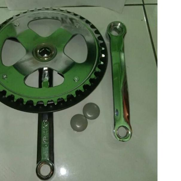 Jual ♘ Gear Gir Crank Sepeda Lipat Minion Fixie 42T Single 1 Susun ...