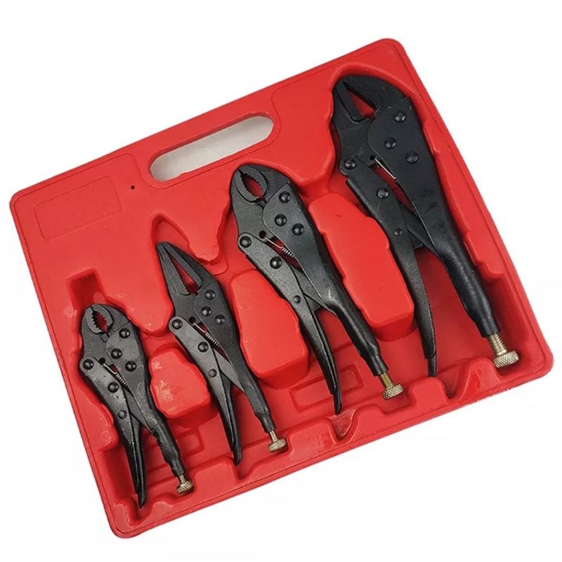 Jual Tool 4 Buah Set Tang Kekuatan Baja Hitam Alat Kombinasi Rumah ...
