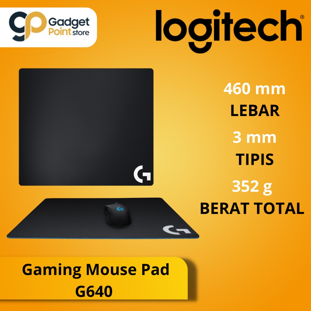 Jual Logi G Logitech Gaming Mouse Pad G640 Large Cloth - Garansi Resmi ...