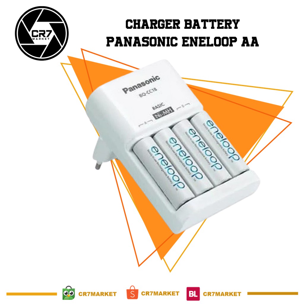 Jual Panasonic Basic charger + Battery panasonic eneloop AA Ori Japan ...