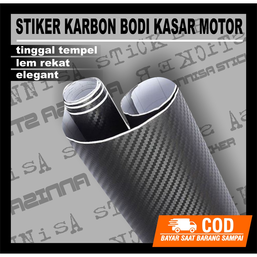 Jual Stiker Karbon Hitam 2d / stiker karbon hitam | Shopee Indonesia
