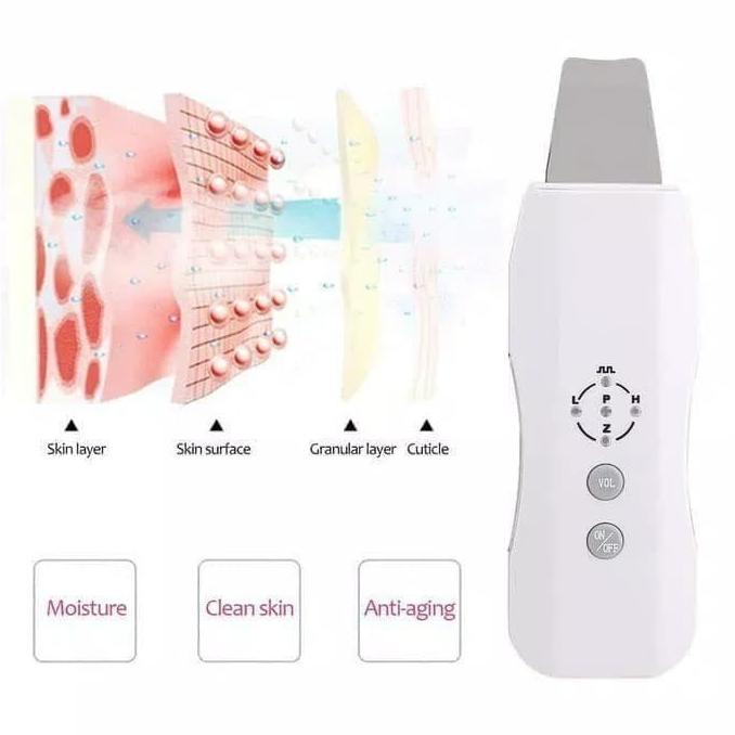 Jual Alat Facial Scruber Ultrasonik Skin Scrubber Untuk Mengangkat Sel ...