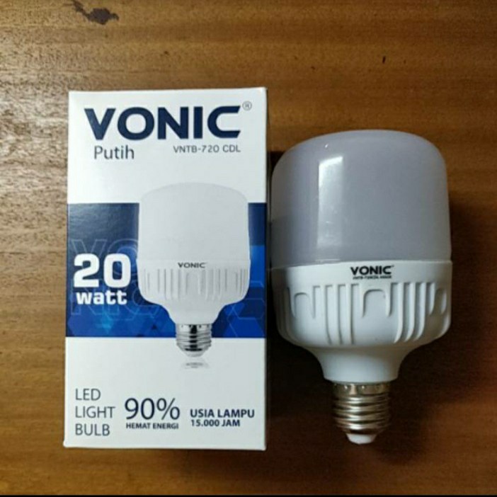 Jual Lampu LED VONIC Putih 5 10 15 20 Watt LED Light Bulb Bohlam Putih | Shopee Indonesia