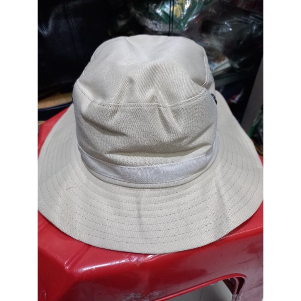 Jual topi rimba cream#topi lapangan cream | Shopee Indonesia