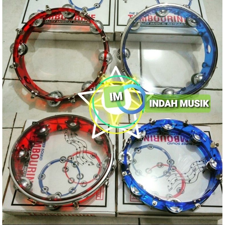 Jual tamborin mika 9"inci | Shopee Indonesia