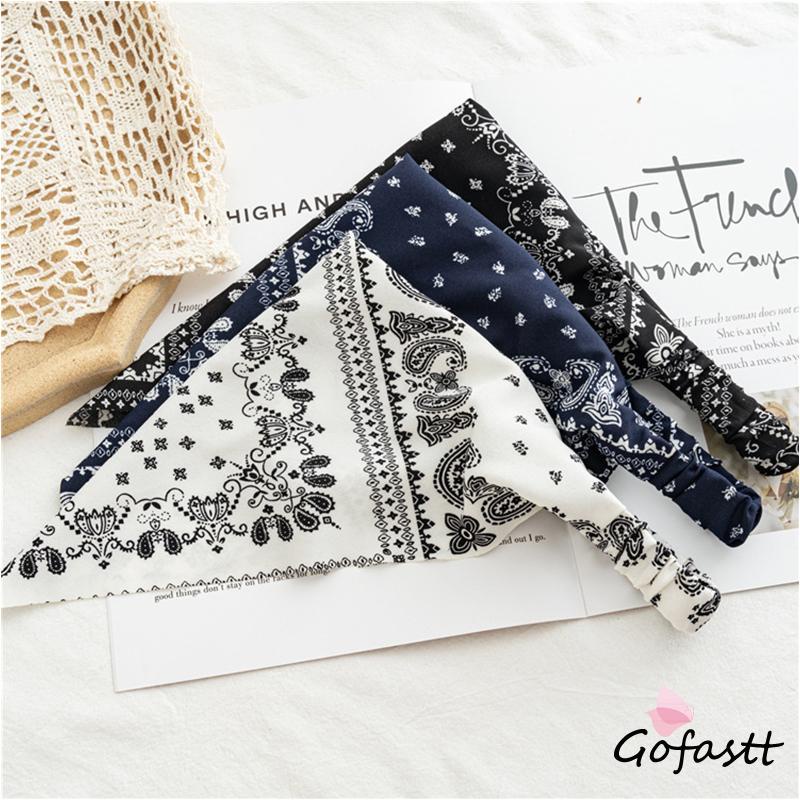 Jual Rambut Syal Segitiga Elastic Longgar Kepala Dicetak dengan Syal ...