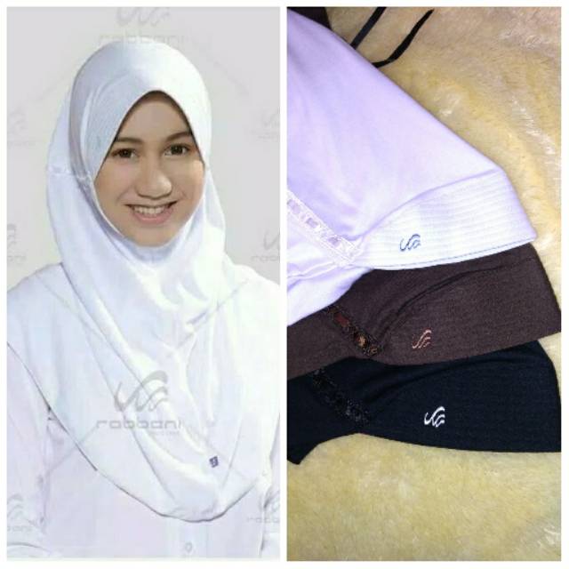 Jual JILBAB SEKOLAH ANAK SMP SMA KERUDUNG RABBANI AN INOVA SIZE M PUTIH COKLAT HITAM | Shopee ...